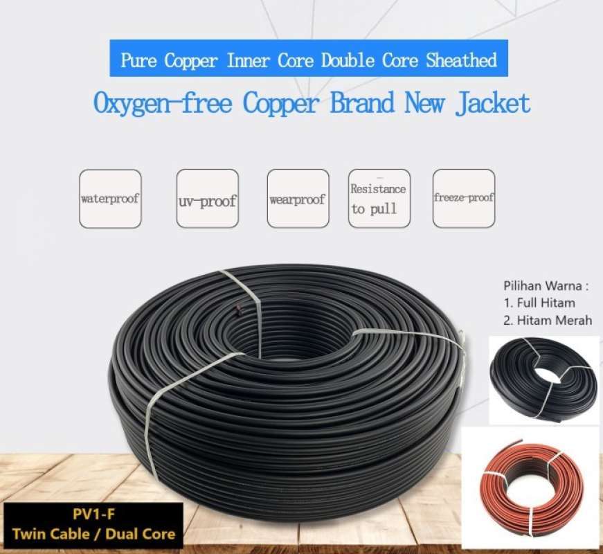 Jual Pntech Solar Pv Twin Cable 6 Mm 60 A Kabel Plts Meteran Di Seller ...