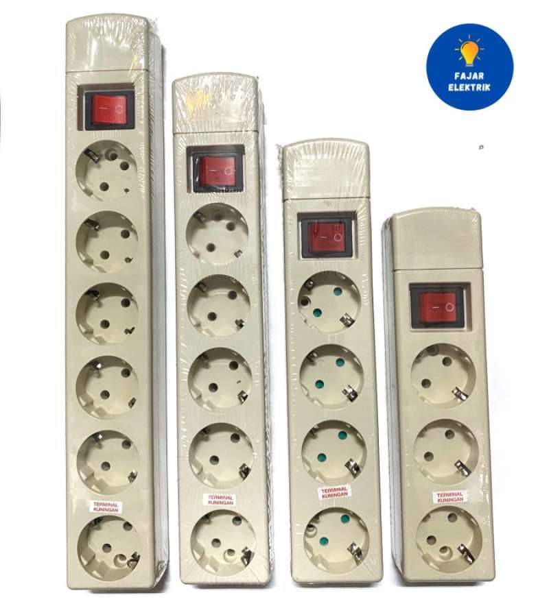 Jual Uticon Stop Kontak Saklar 3 4 5 6 Lubang / Stopkontak + Saklar Uticon - 5 Lubang Di Seller ...