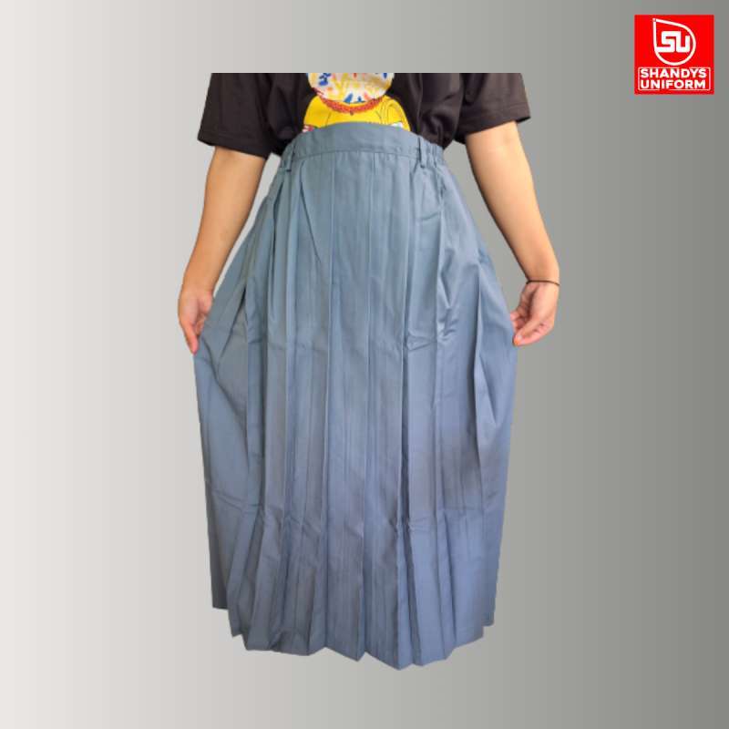 Jual Rok Seragam Sekolah Sma Warna Abu Model Rempel - 20 Di Seller ...