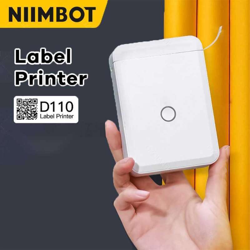 Jual Niimbot Mini Printer Thermal Label Maker Machine Wireless D110 ...