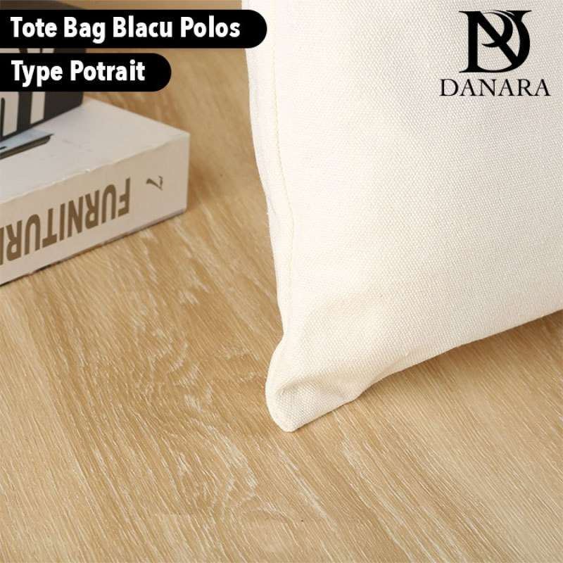Promo Danara Tote Bag Blacu Putih Polos 25x30 Type Potrait Diskon 22% ...