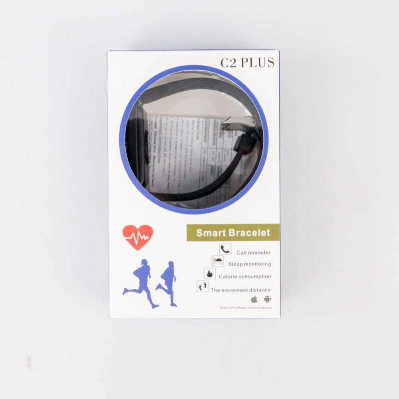 Jual Smartwatch Sport Fitness Tracker Heart Rate C2 Plus Smartwatch ...