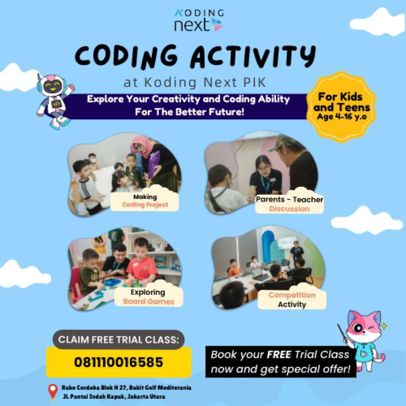 Jual Koding Next Pik Junior Koders 8-12 Coding Course Offline Di Seller Koding Next Pik Official ...