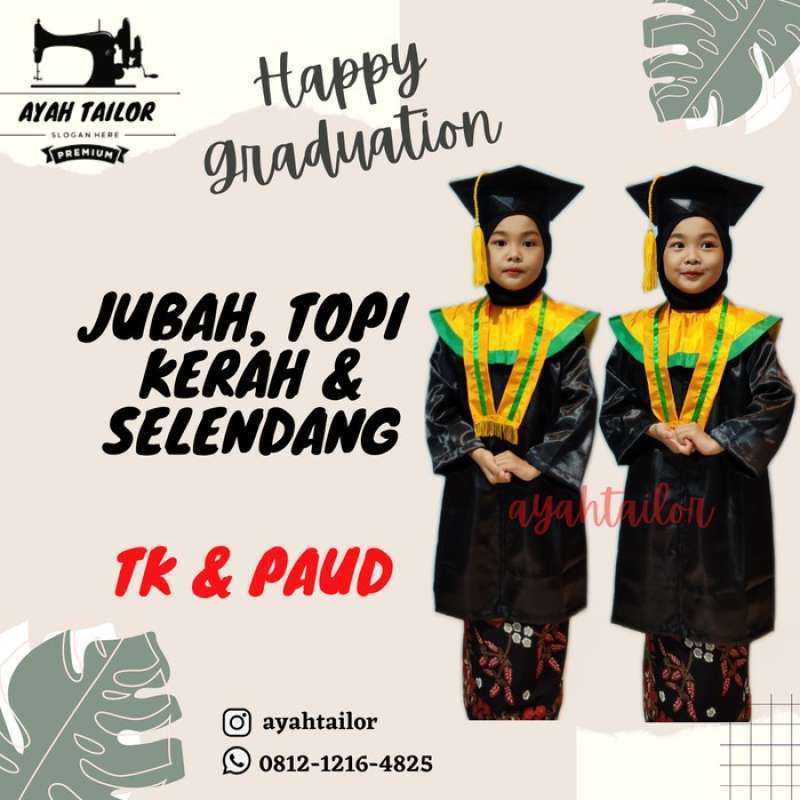 Promo Promo Terbatas Baju Wisuda Jubah Wisuda Baju Toga Tk Paud Kuning ...