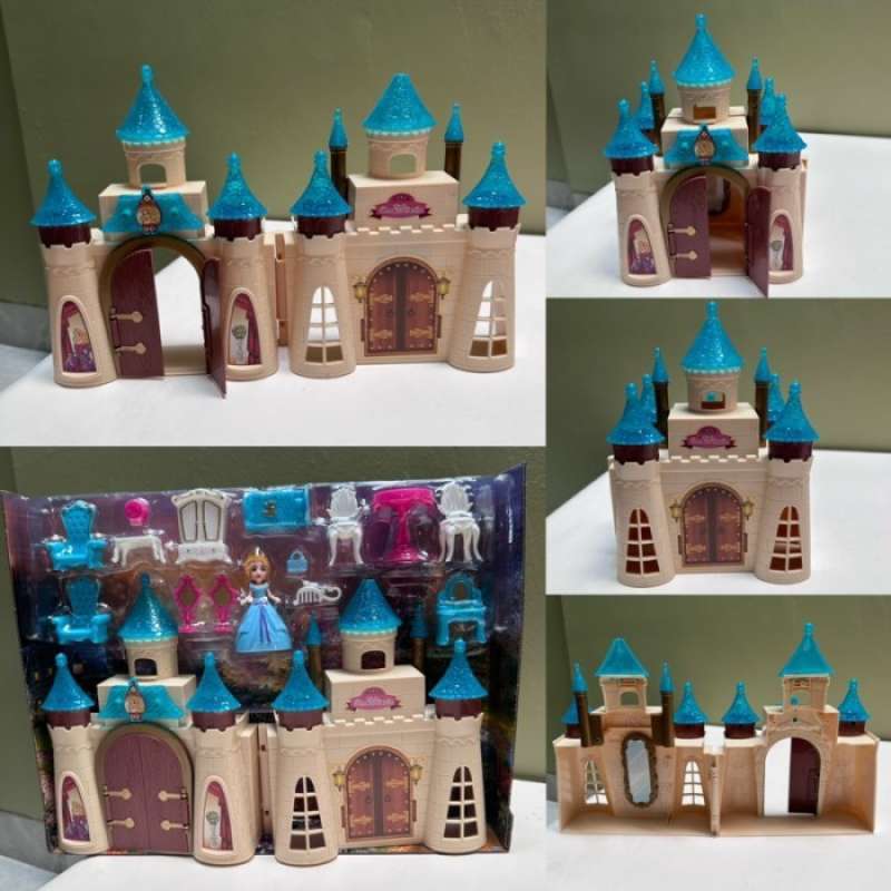 Promo [lln819] Castle Pretend Play Kingdom Mainan Istana Boneka Anak - Dream Carriage Diskon 23% ...