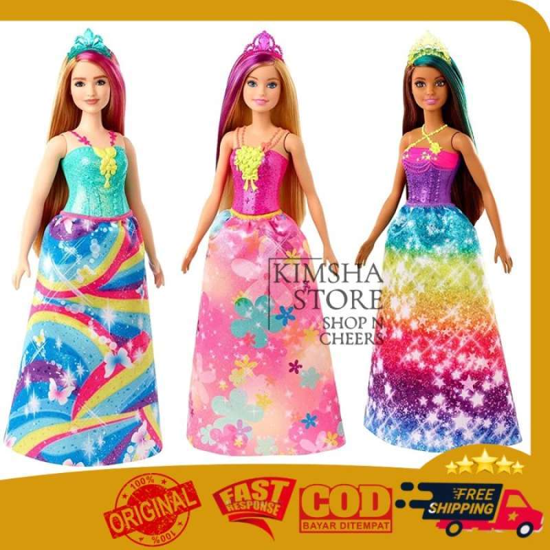 Promo Barbie Royal Dreamtopia Doll Original Mattel Mainan Anak ...