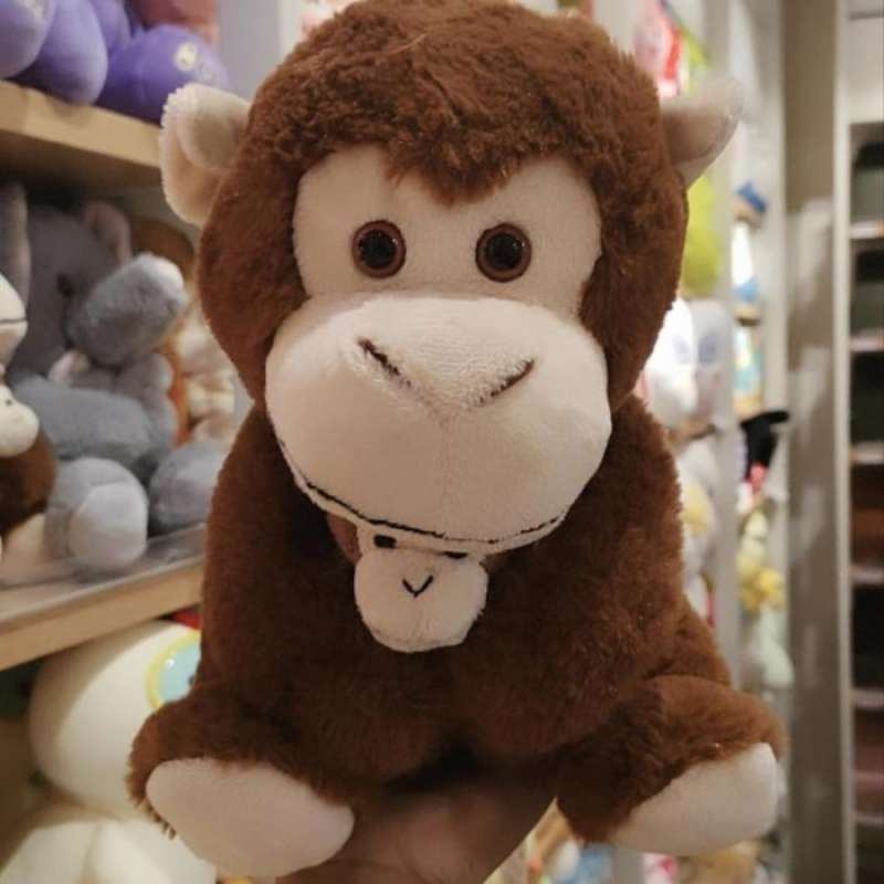 Promo Miniso 8.7in. Parent-hugs-child Plush Toy Elephant Monkey Lion ...