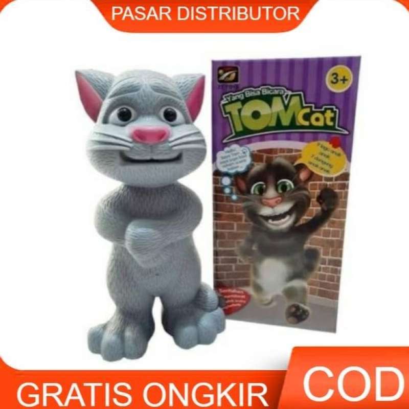 Promo Mainan Edukasi Anak Magical Tomcat Tom Cat Talking Tom Nyanyi Bersuara Diskon 23% Di ...
