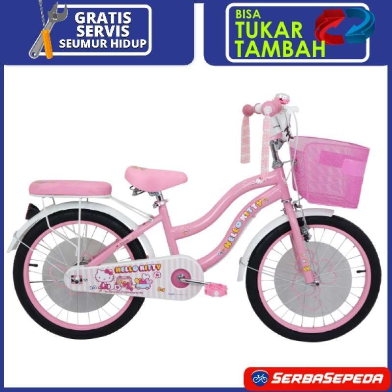 Jual Element Hello Kitty 2 Sepeda Keranjang 20 Inci Di Seller Serba ...