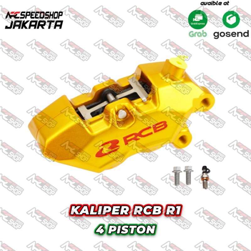 Promo Kaliper Rcb 4 Piston Tipe R1 Series Universal / Semua Motor 4p ...