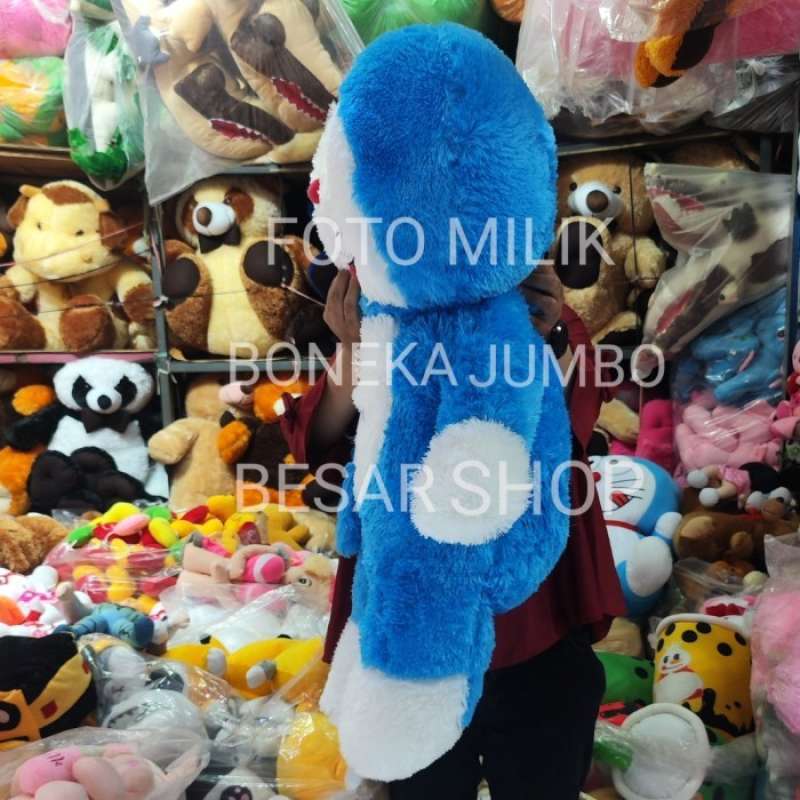Promo Boneka Karakter Kartun Doraemon Biru Putih Berdiri Giant Jumbo ...