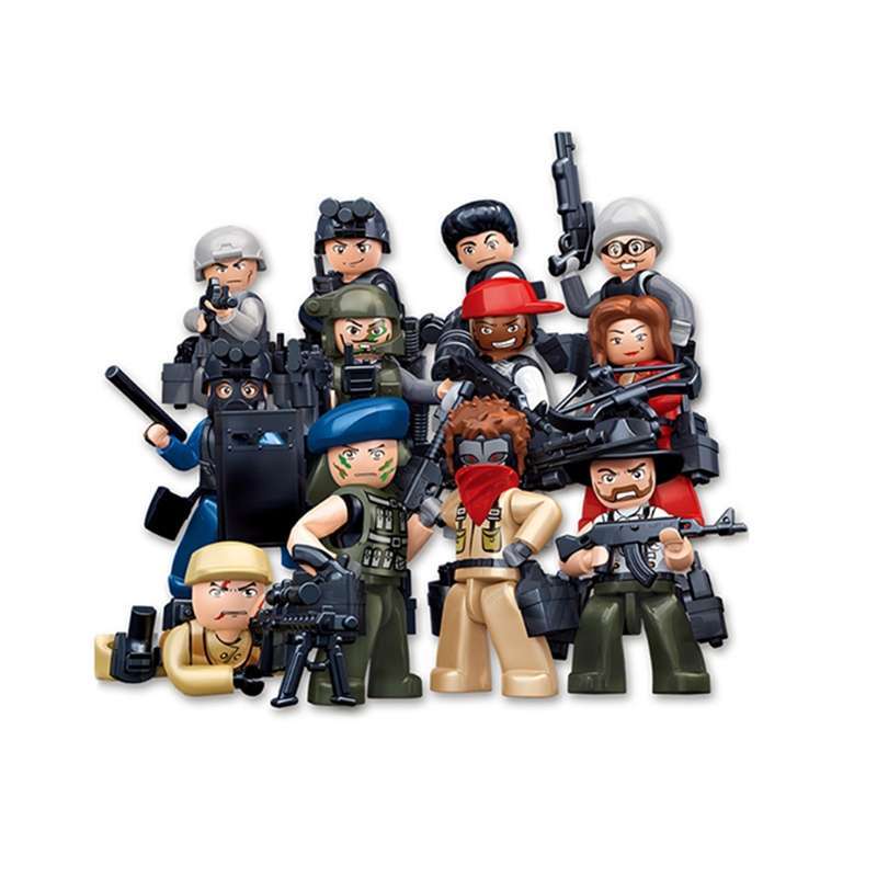 Promo Sluban Bricks Minifigure Miniatur Orang - Jungle Explorer Diskon ...