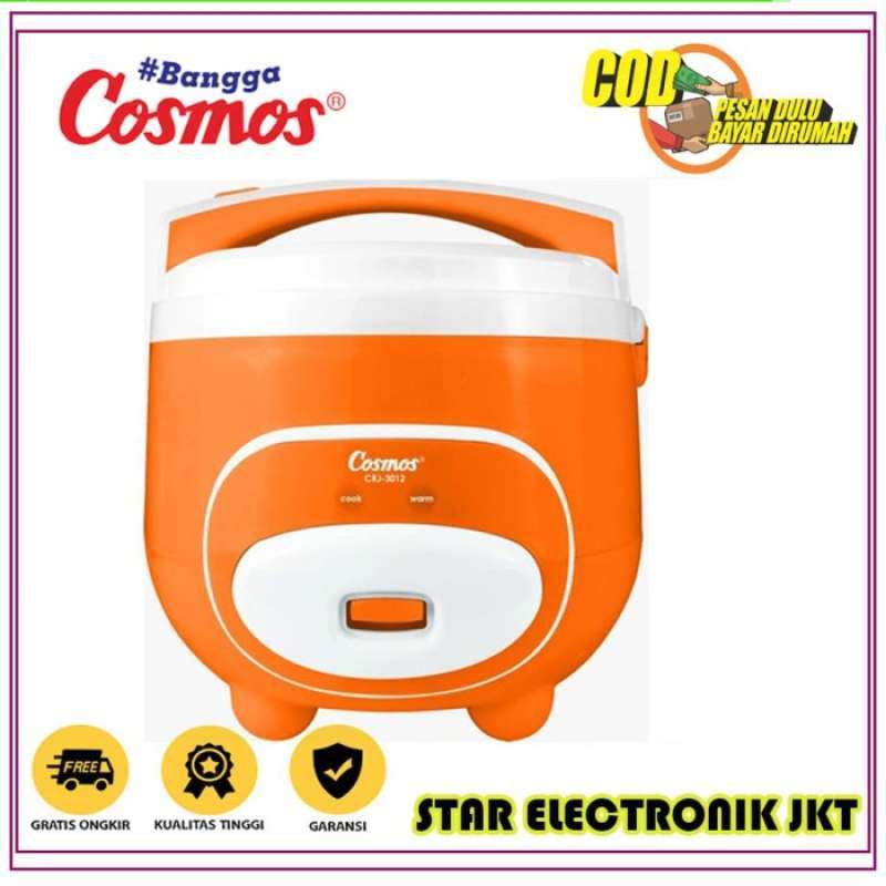 Promo Rice Cooker / Magic Com Jar Cosmos Crj-3012 Ukuran 1.2 Liter ...