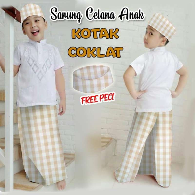 Jual Sarung Celana Anak Instan Sarcel Anak Instan Motif Kotak Terbaru ...
