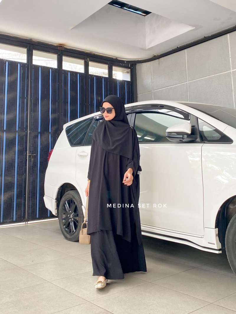 Promo Medina Set Rok Panjang Dewasa Wanita Premium Yayuku By Yayoe ...