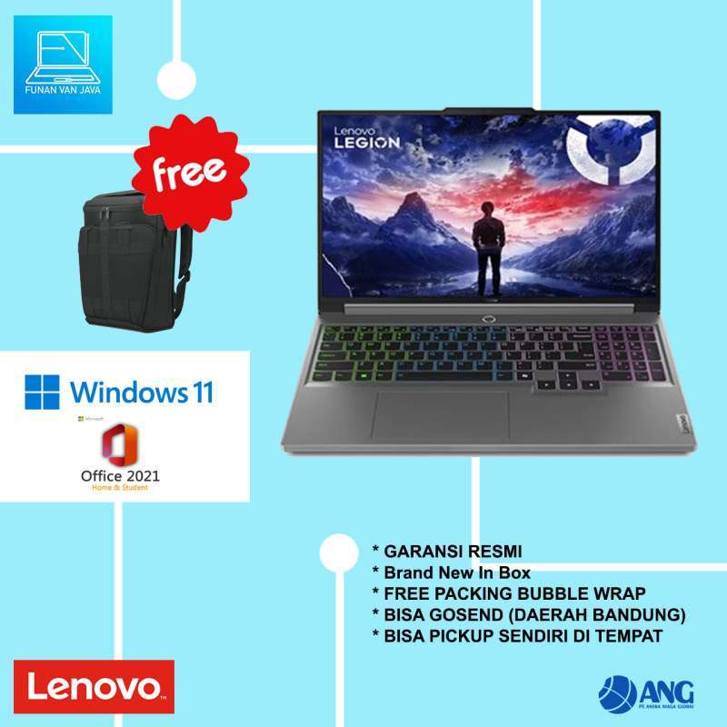 Jual Lenovo Legion 5 16irx9-83dg00 4qid /core I7-14650hx/16gb/512gb Ssd ...