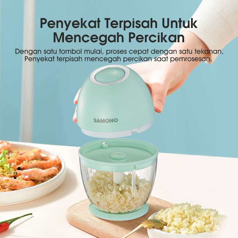 Jual Samono Mini Chopper Portable Blender Kapasitas 450ml Penggiling ...