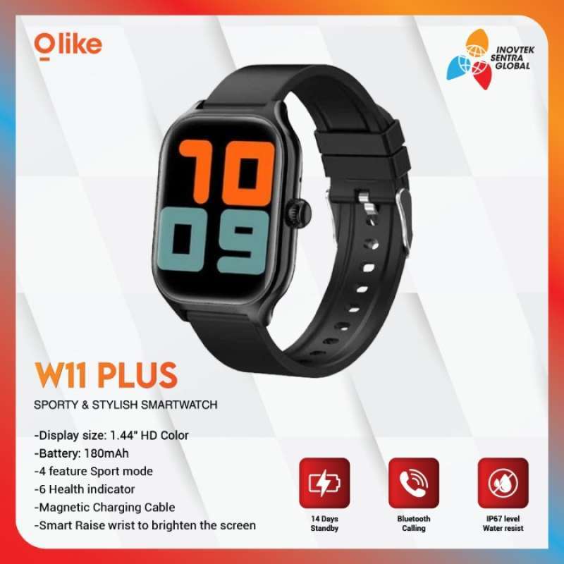 Jual Olike W11 Plus Smartwatch With Health Monitor Multi Sport Mode ...