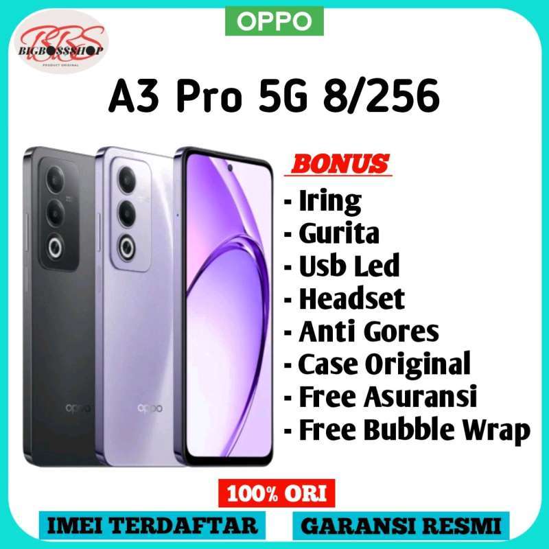 Promo Oppo A3 Pro 5g 8/256 Gb Garansi Resmi Diskon 9% Di Seller Bigboss Shop - Kartini, Kota ...