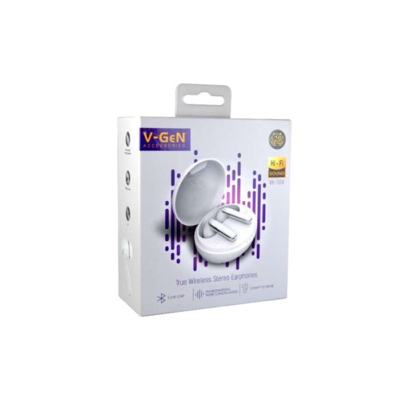 Promo Earphone Bluetooth V-gen Tws Vh-s04 Wireless Enc Type C Bluetooth 5.3 Diskon 23% Di Seller ...