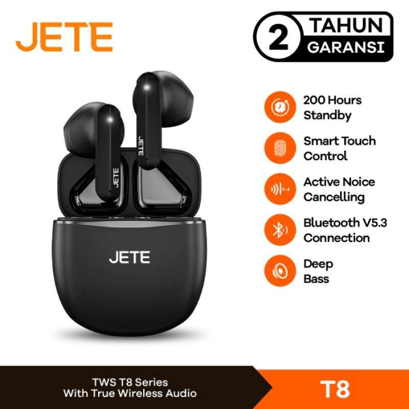 Promo Tws Earbuds Headset Bluetooth Jete T8 - Garansi 2 Tahun Diskon 23 ...