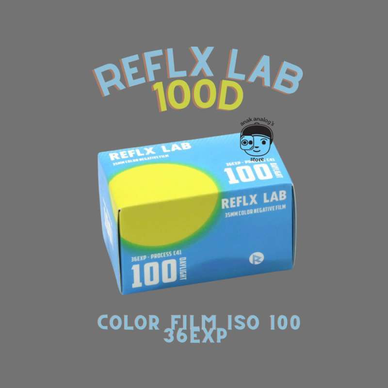 Promo Reflx Lab 100d Roll Film 135mm Iso 100 36exp Color Negative Film ...