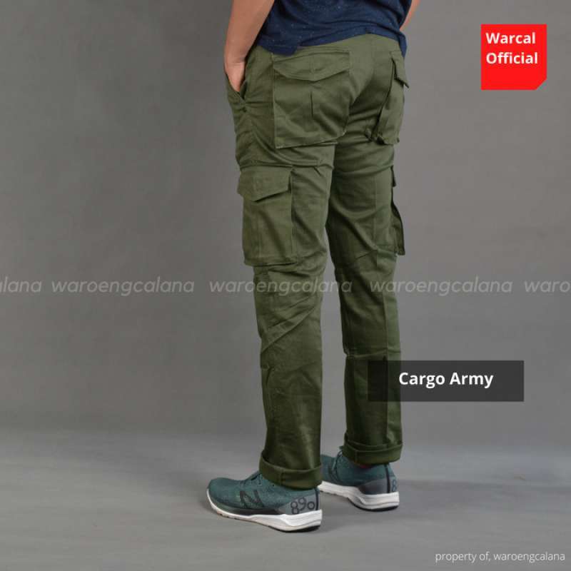 Jual Celana Cargo Panjang Pria Slim Fit Strecth Army - 30 Darkgrey Di Seller Zati Shop ...