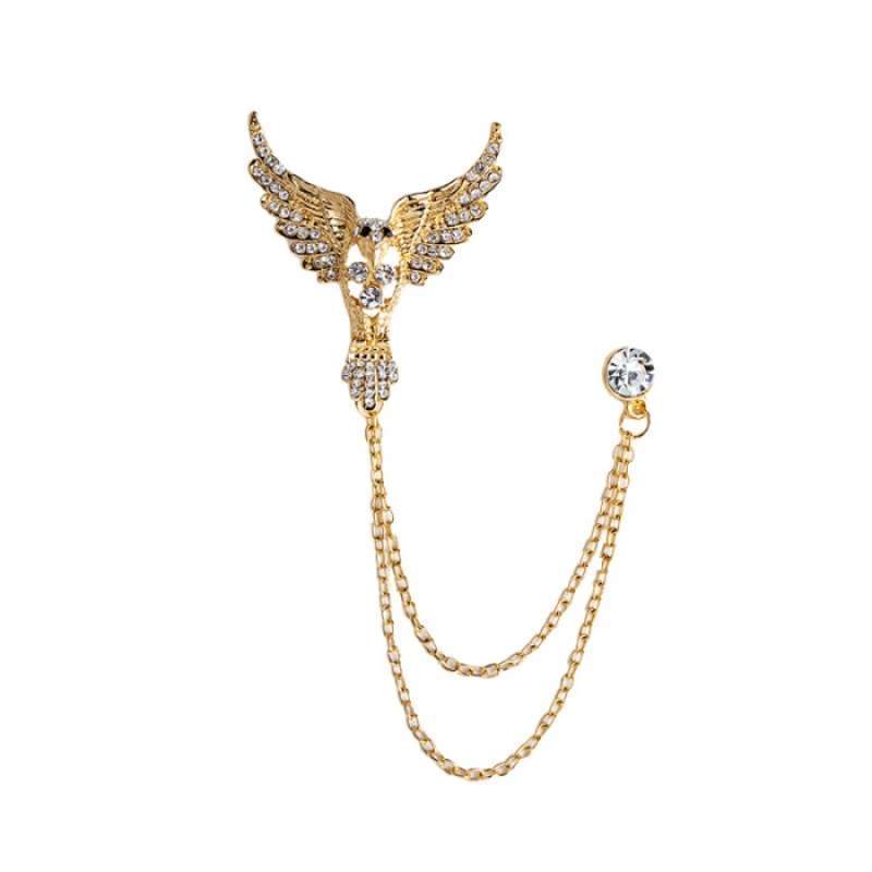 Jual Lapel Pin Bros Jas Bentuk Sayap Elang - Aksesoris Pin Jas Blazer ...