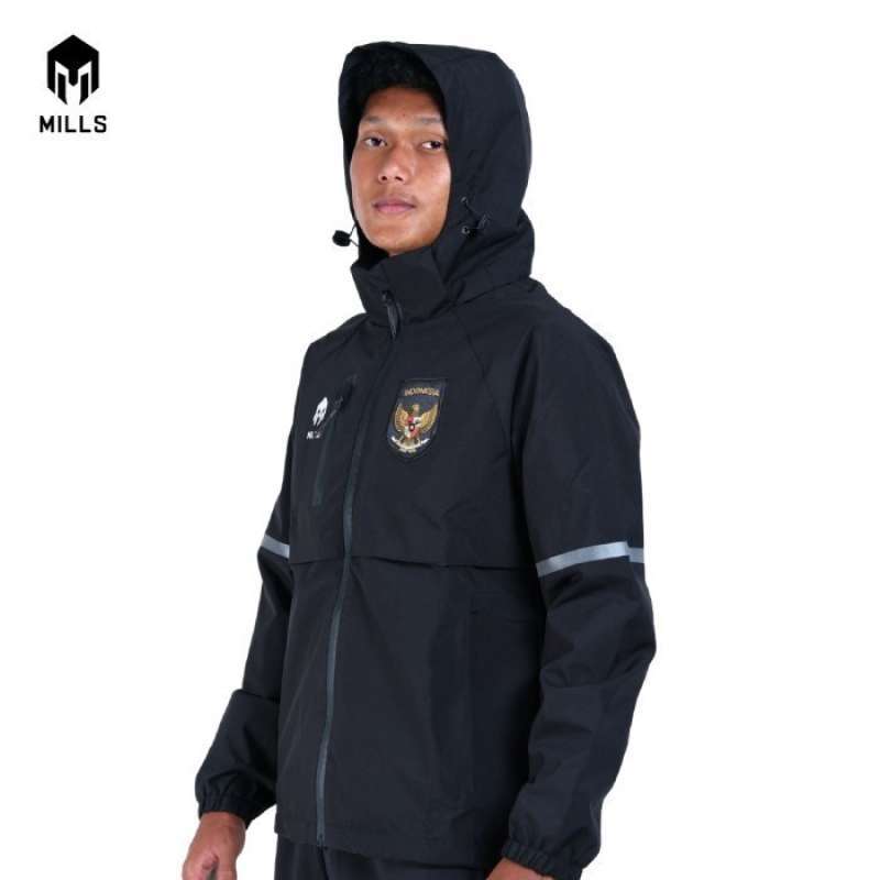Jual Timnas Indonesia Garuda Jacket Raincoat Black Rain Coat Jaket ...