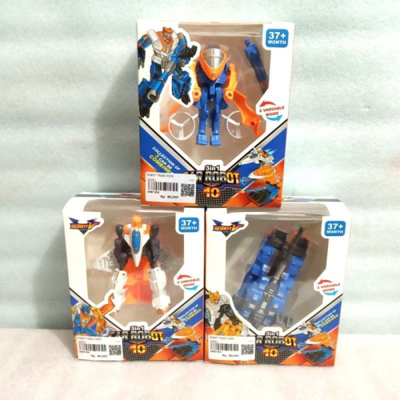 Promo Mainan Anak Robot Pesawat Dan Tank 3 In 1 Hd59 Satuan Kp Diskon ...