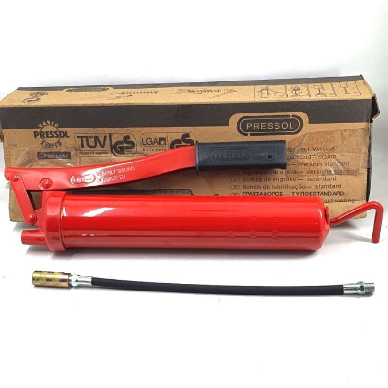 Promo Hand Grease Gun 500cc Pressol / Pompa Minyak Tangan Gemuk Merah ...