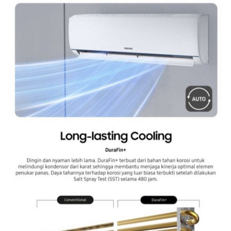 Promo Ac Split 1pk Standart Ar09tghqasinse R32 Resmi Terbaru - Paket ...