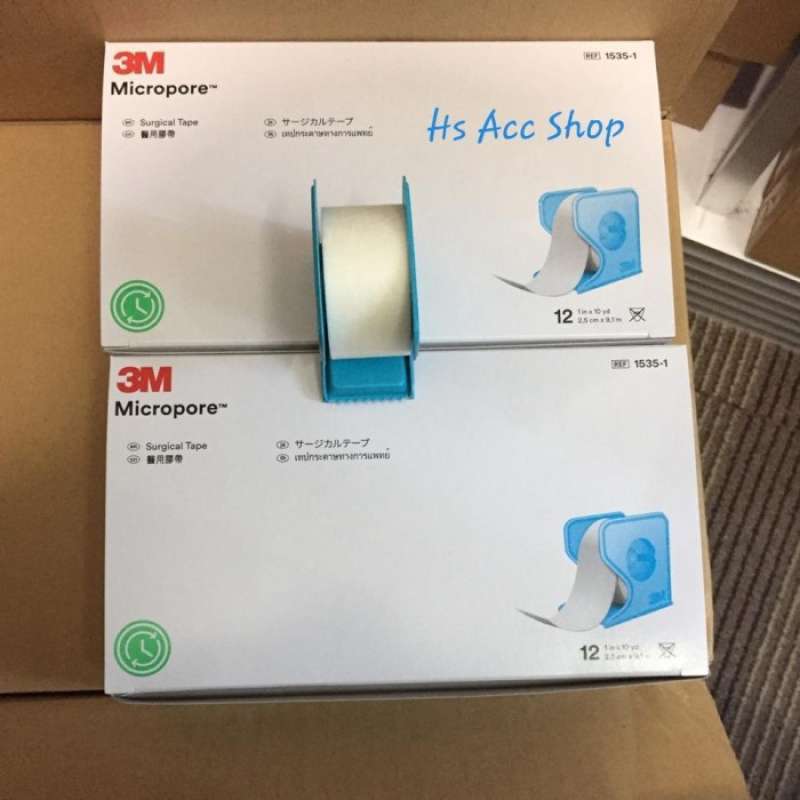 Promo Micropore 3m 1 In X 10 Yd (2,5cm X 9,1m)/kertas Plaster Setelah ...