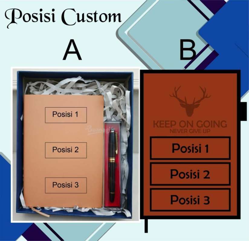 Jual Hampers Gift Box Buku Notes & Pena Aesthetic Untuk Kado Ultah ...