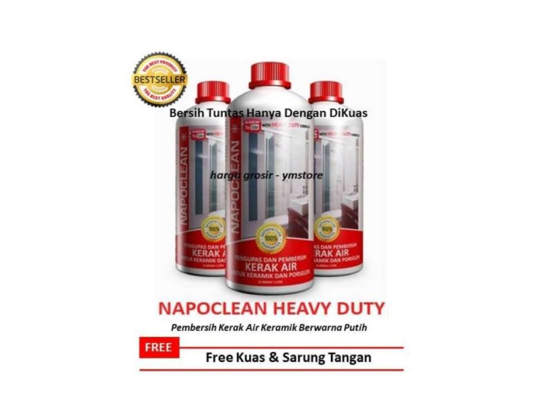 Promo Napoclean Heavy Duty Pembersih Keramik Kamar Mandi, Porselen ...