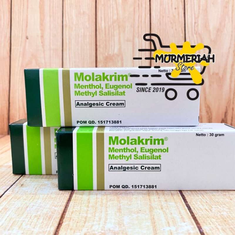 Promo Molakrim Analgesic Cream 30 Gram-krim Nyeri Otot,pegal Linu ...