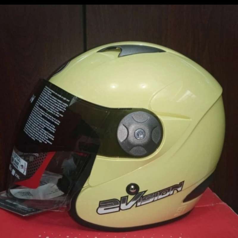 Promo Helm Kyt 2 Vision Polos O.r.ig.in.al- Kuning Lemon, M Diskon 29% ...