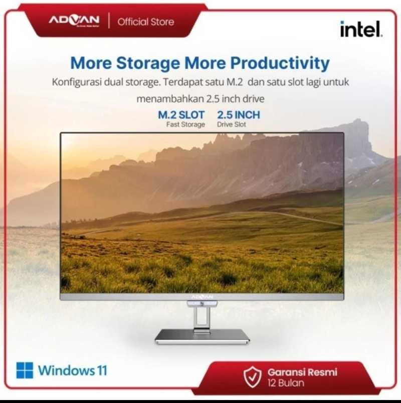 Jual Advan Aio All In One Onepc Intel Core I3 1215u Ram24gb Ssd1tb ...