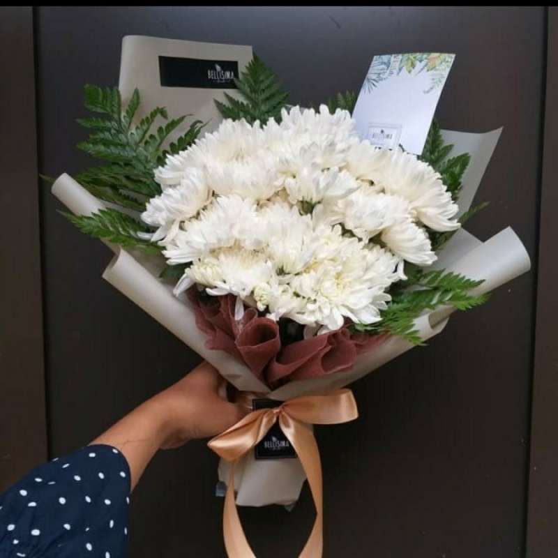 Promo Buket Bunga Krisan Aster / Buket Bunga Anniversary / Buket Wisuda ...
