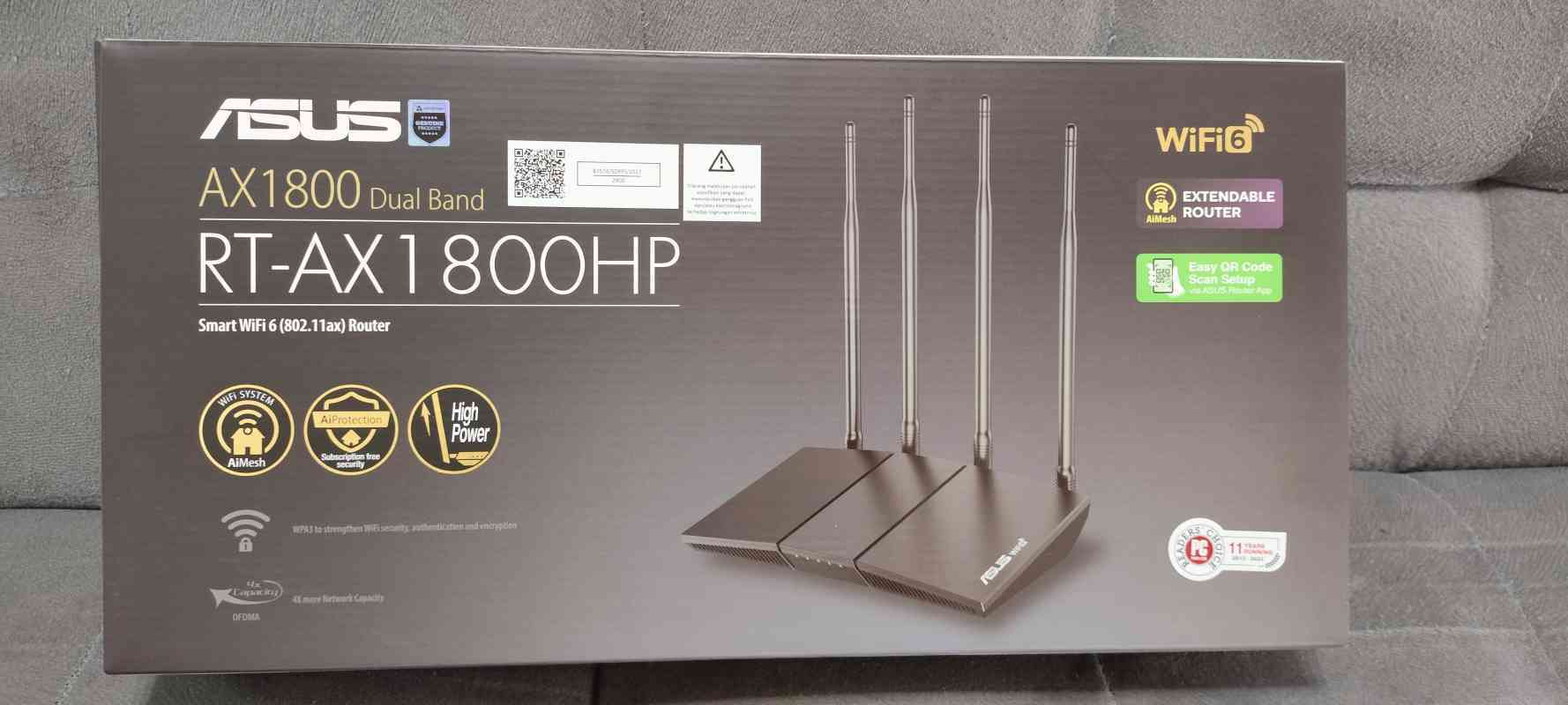 Jual Asus Rt Ax Hp Dual Band Wifi Router With Ai Protection Di Seller Zata Comp