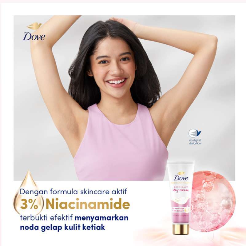 Jual Dove Deodorant Women Dry Serum Collagen Vit B3 Roll On - 50ml Di ...