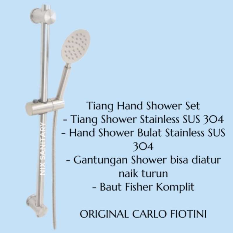 Promo Tiang Hand Shower Set Shower Mandi Stainless Sus 304 Anti Karat ...