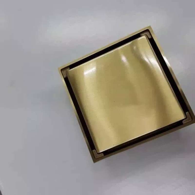 Promo Floor Drain Tile Insert Gold Kuningan Model Elite Toto Diskon 23% ...