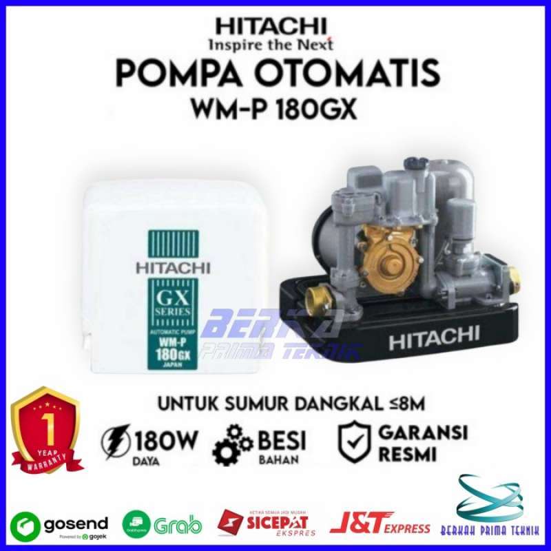 Promo Pompa Air Wm-p 180 Gx Pompa Dorong Booster Pump Wmp180gx 1 Ba ...