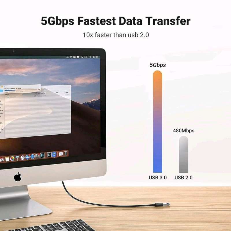 Jual Ugreen Kabel Usb 3.0 Male To Female High Speed Data Transfer 5gbps ...