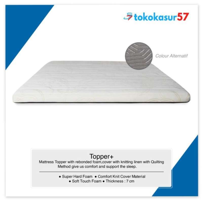 Promo Matras Topper Dengan Rebonded Foam Tebal 8 Cm Sale Diskon 11% Di ...