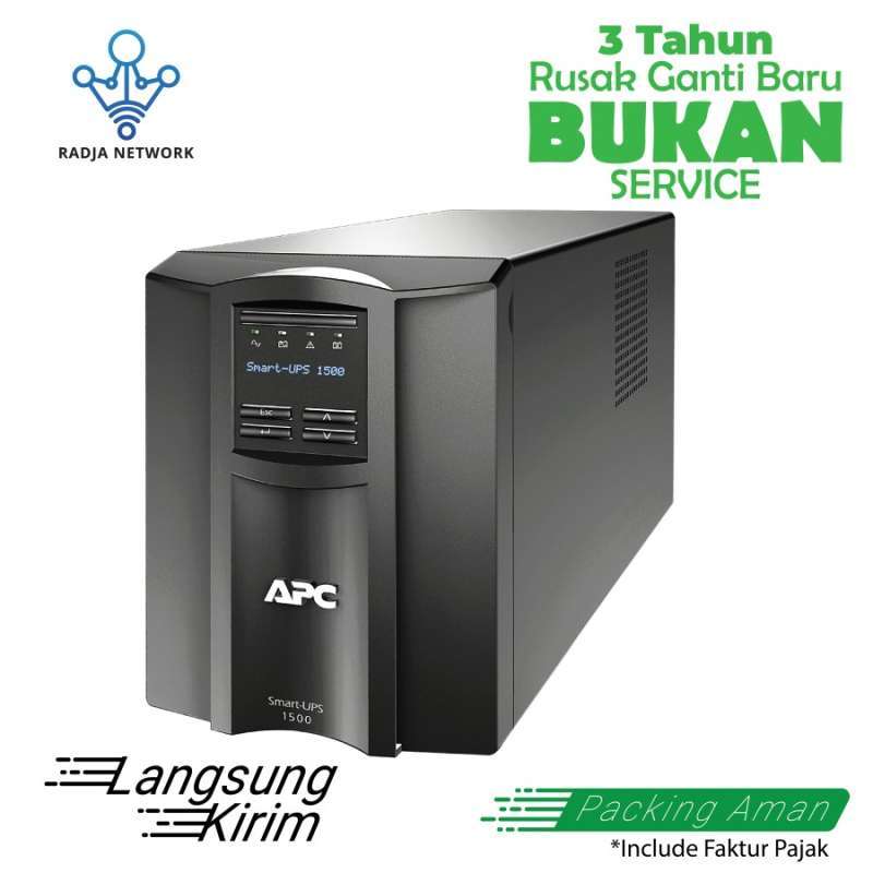 Jual Ups Apc Smt1500ic Smart-ups 1500va Lcd 230v With Smartconnect Di Seller Radja Network ...