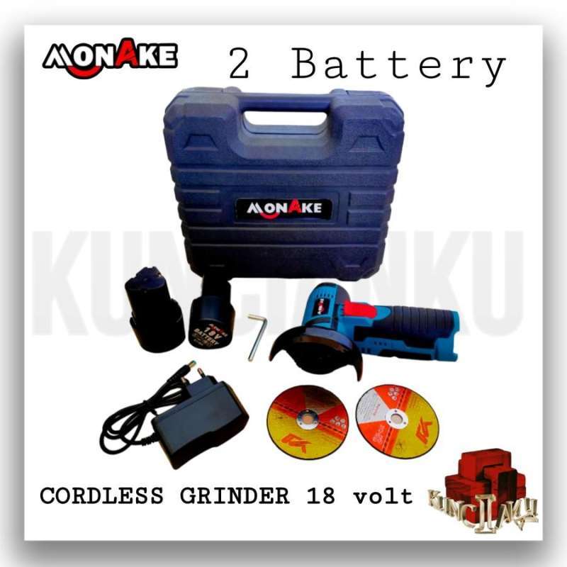 Jual Mesin Gerinda , Cordless Gerinda Monake Mk18v , Gerinda Baterai ...