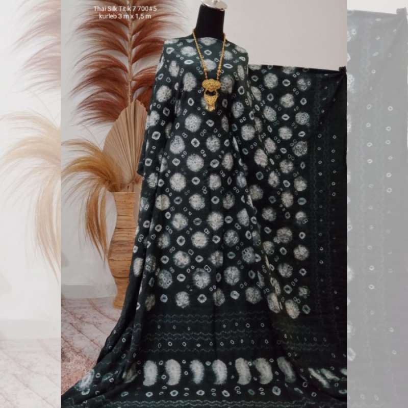 Jual Kain Jumputan Palembang Titik 7 Bahan Dasar Batik 3 Meter Handmade ...