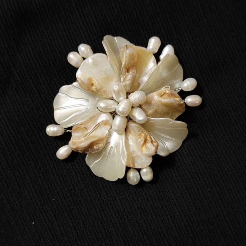 Jual Bross Mutiara Lombok Dan Kerang - Hitam Di Seller Winter ...